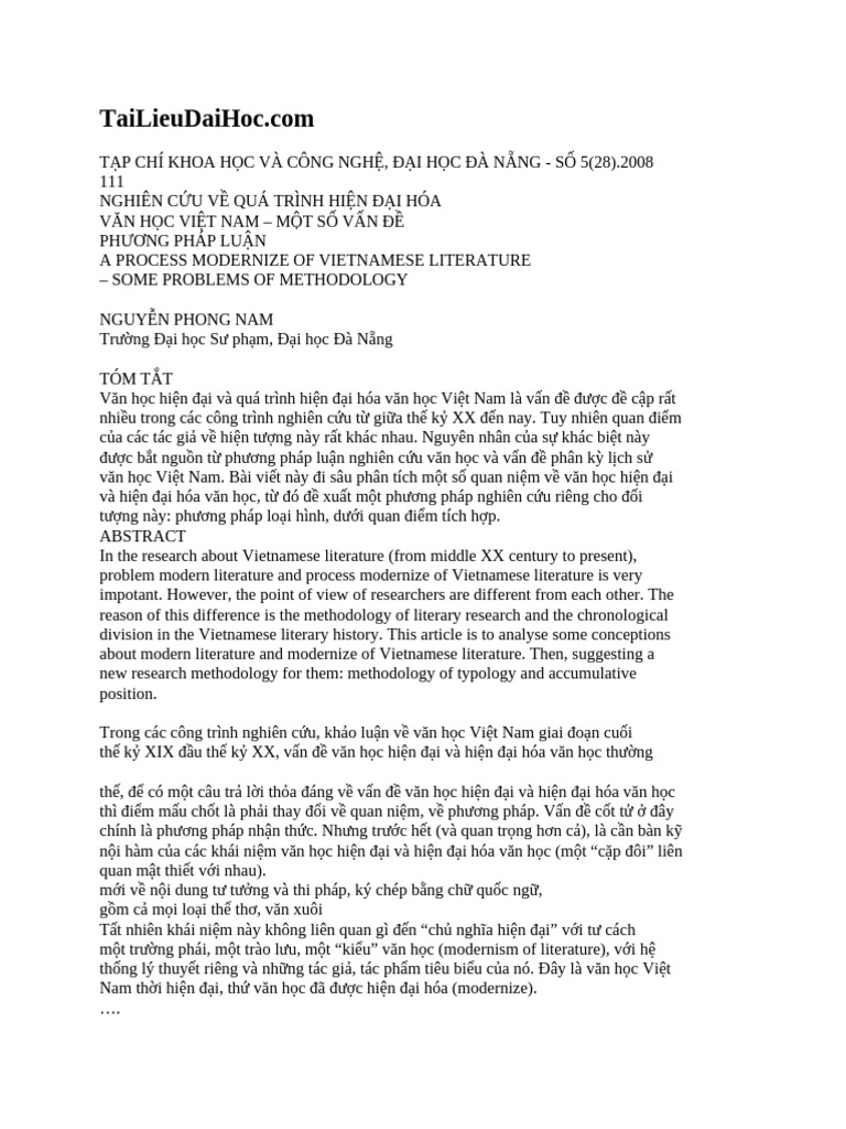 Tham Khảo Nckh | PDF