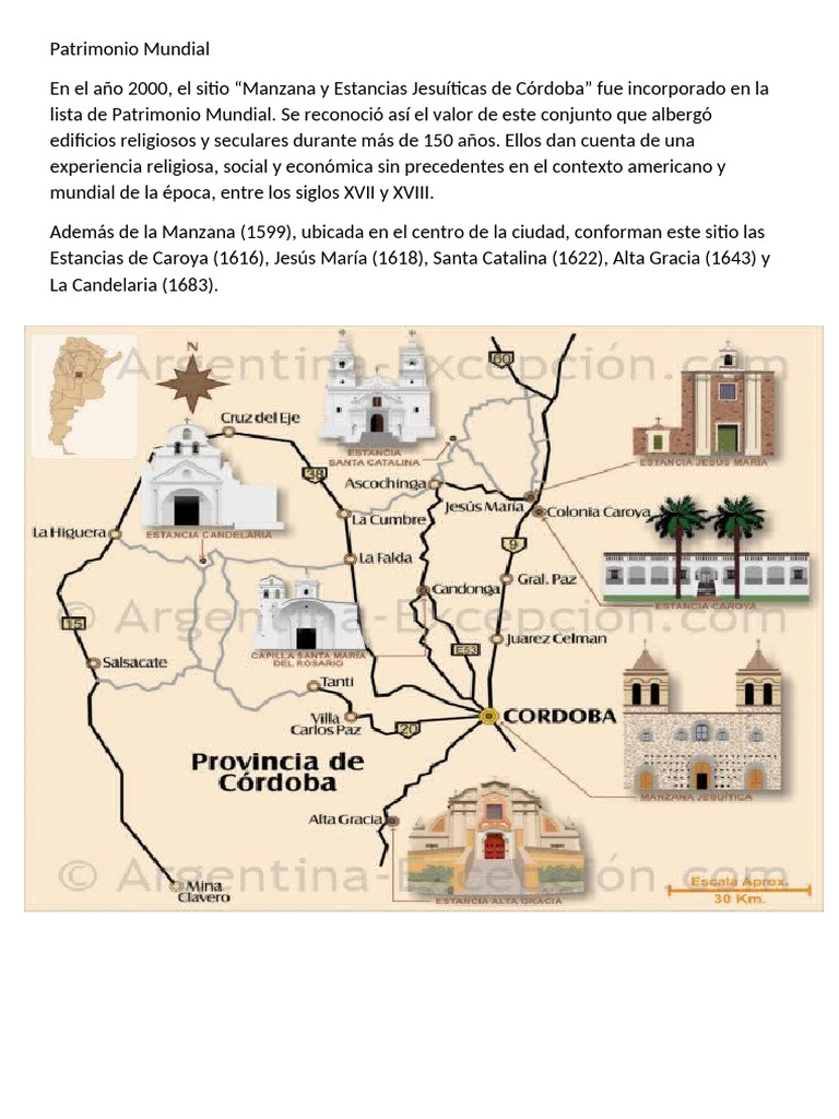 Estancias Jesuíticas de Córdoba | PDF