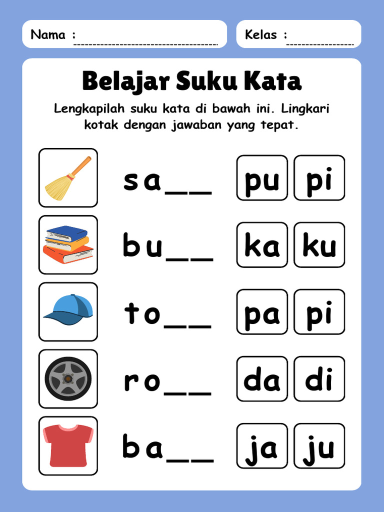 LKPD Lengkapi Huruf | PDF