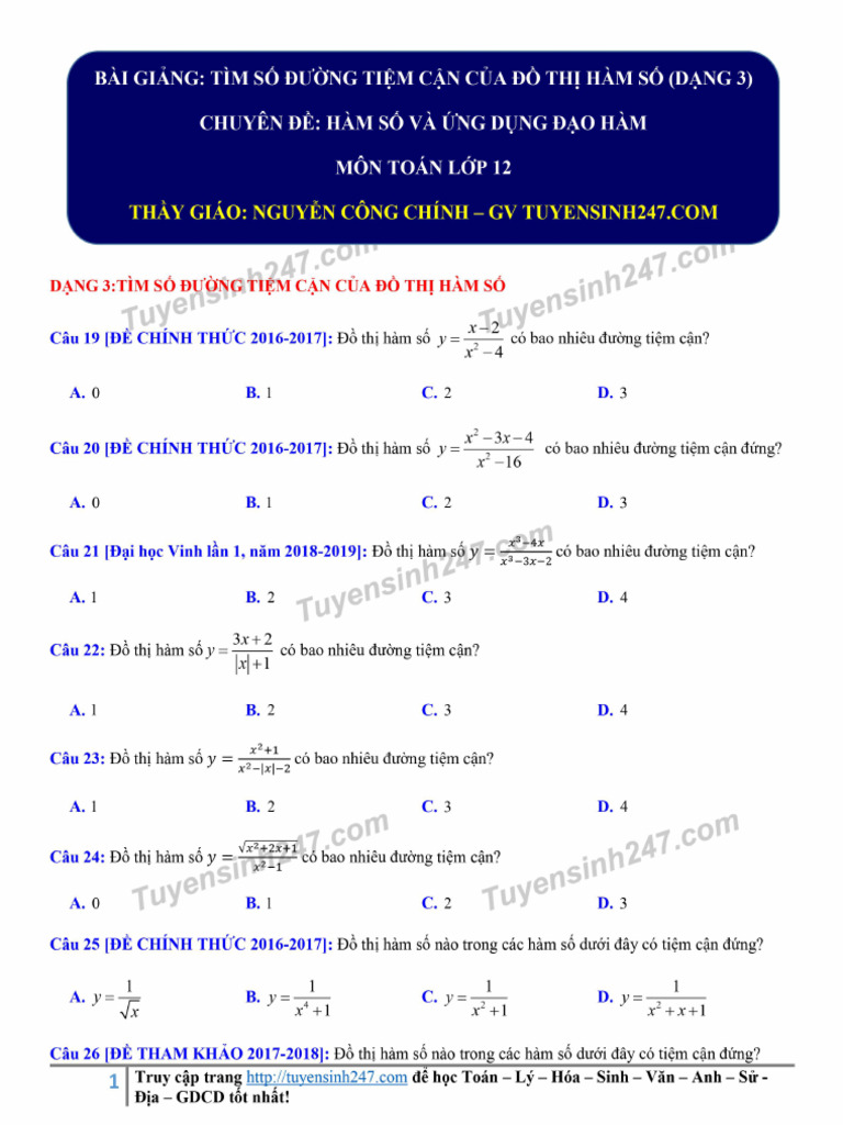 Tim So Duong Tiem Can | PDF
