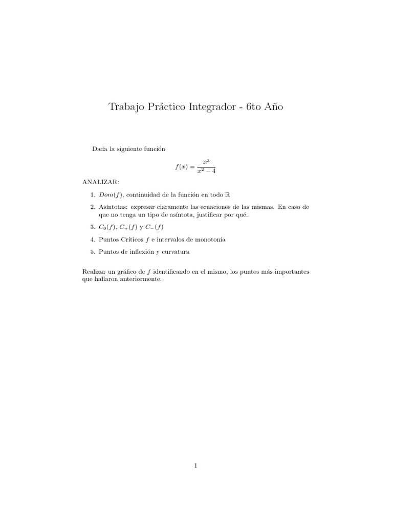 Trabajo Integrador 6to | PDF