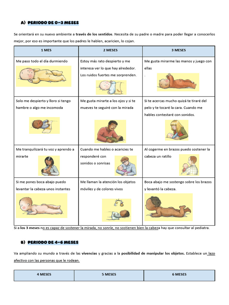 Etapas Lactante | PDF