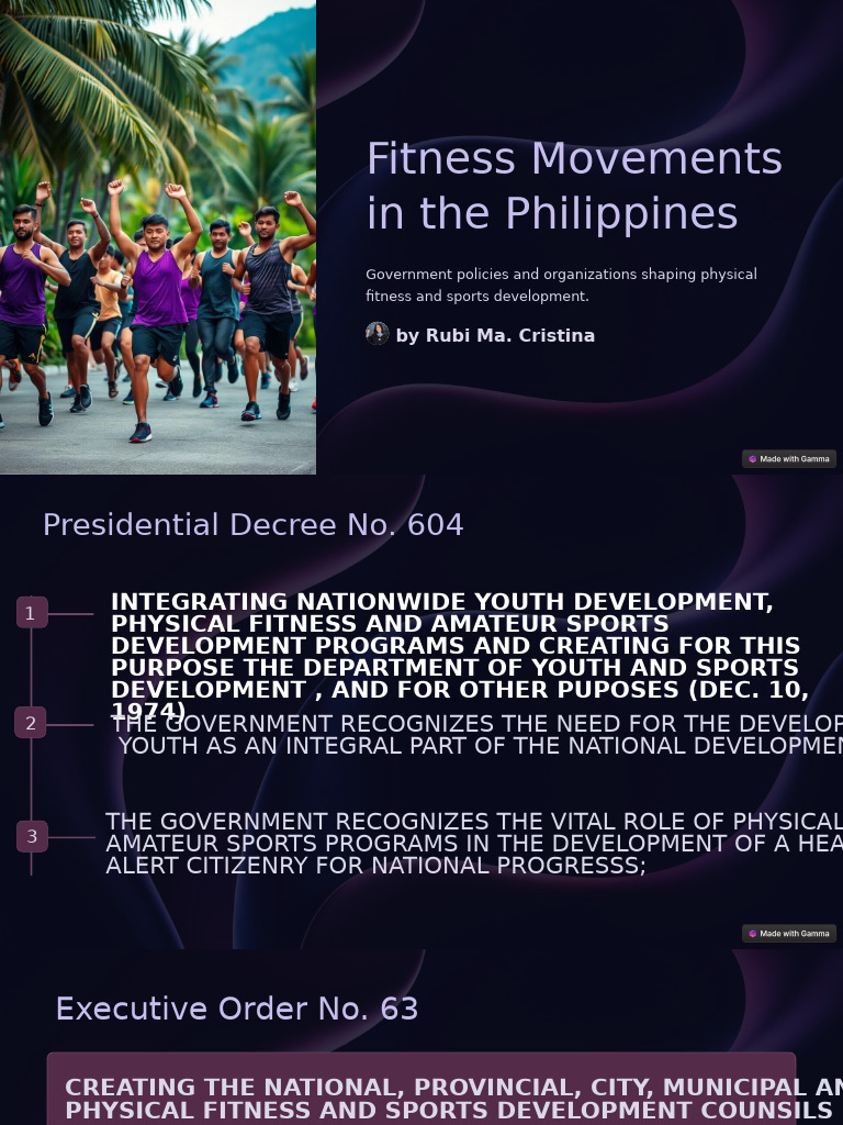 Fitness Development in the Philippines | PDF
