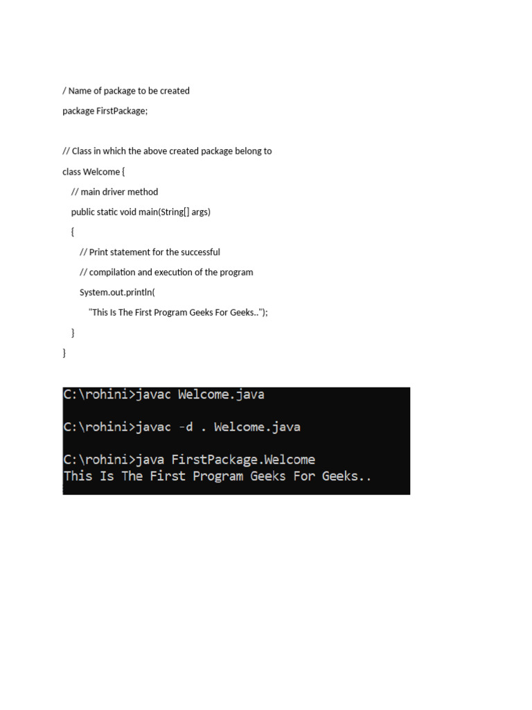 Package Rohini | PDF
