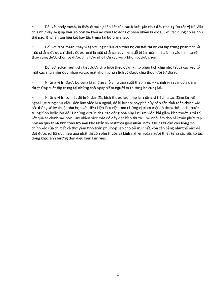 Đối với body mesh | PDF