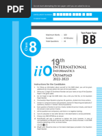 Icso Sample Paper Class-7 2025-26 | PDF | Computer Program | Programming