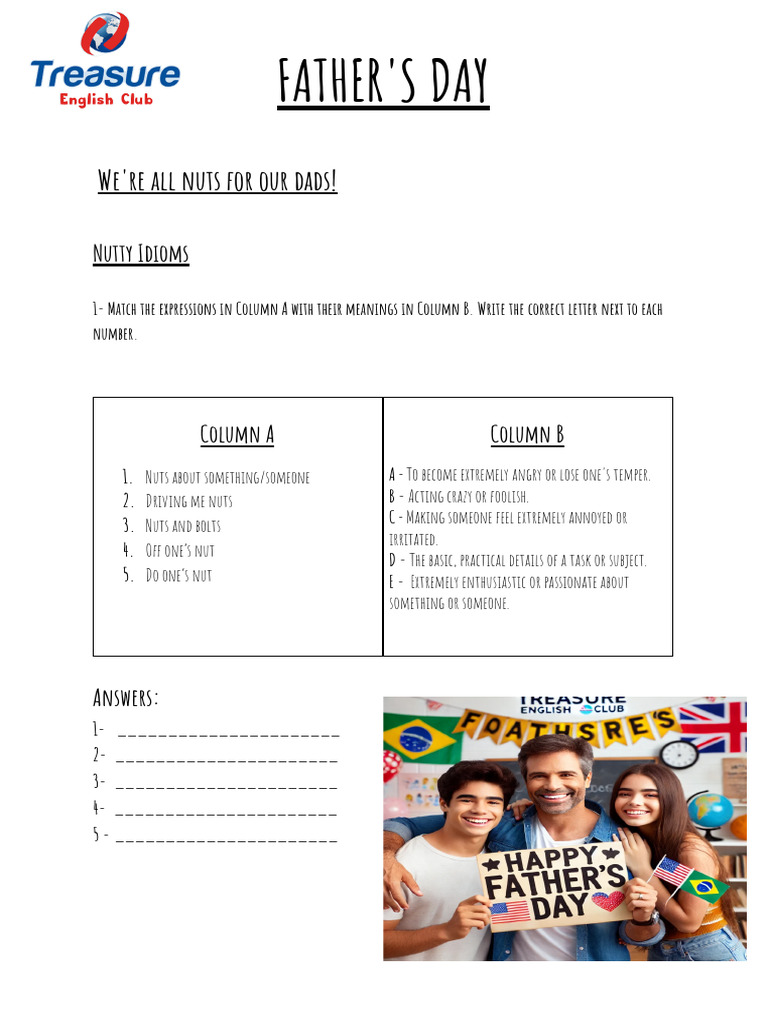 Father's Day - Activity - 24 | PDF