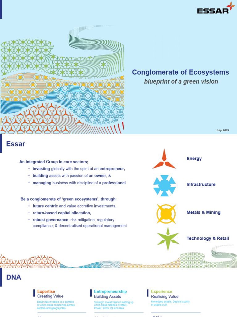 Essar Corporate Presentation | PDF | Climate Change Mitigation ...
