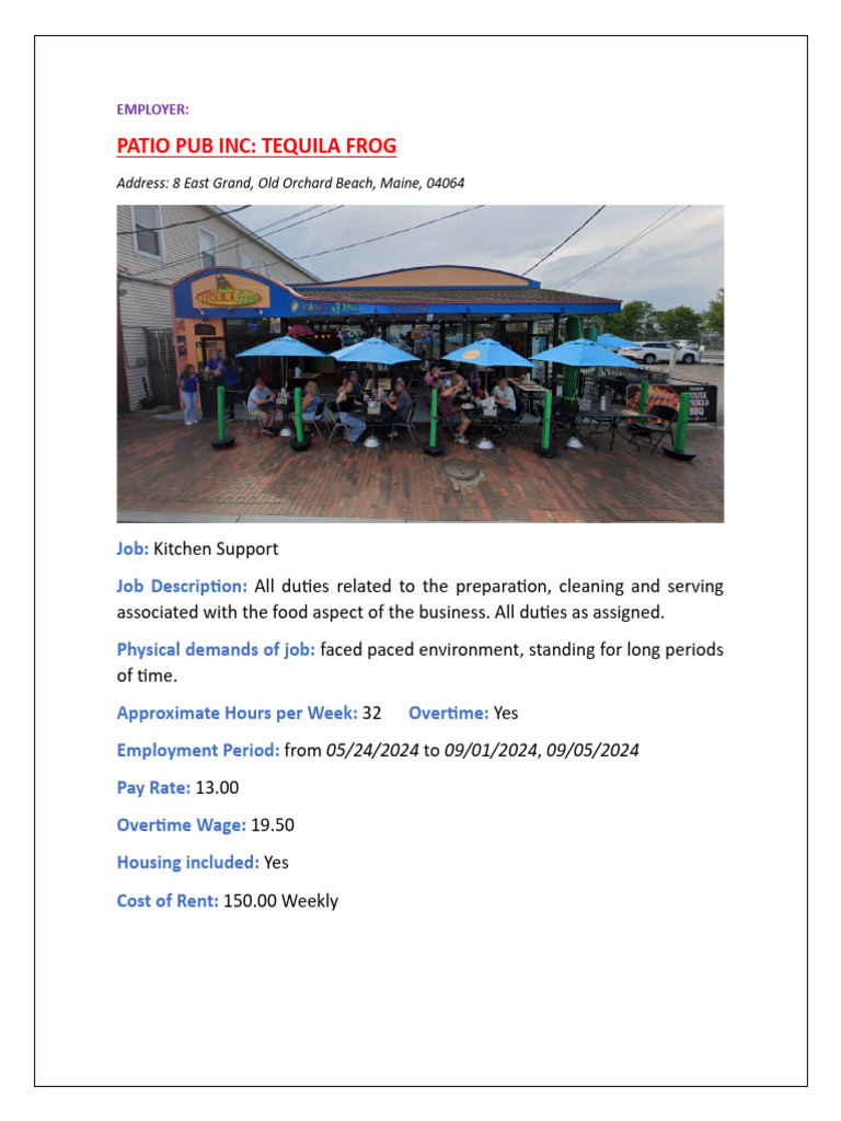 Tequila Frog Flyer | PDF