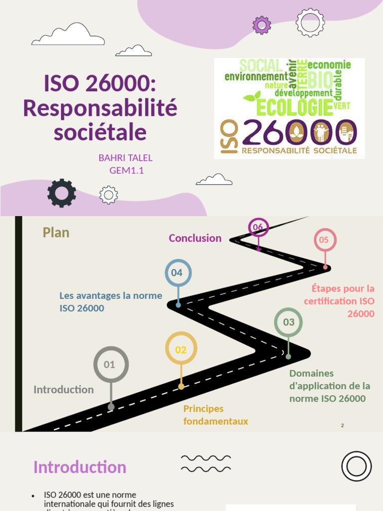Présentation Iso 26000 | PDF | Responsabilité sociétale des entreprises | Développement durable