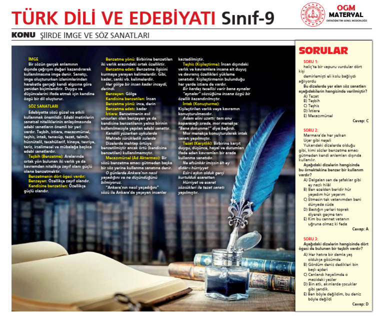 Edebî Sanatlar 1 | PDF