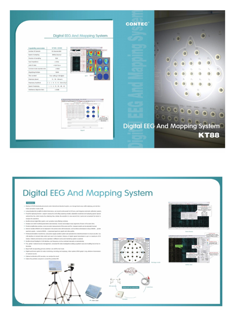 CONTEC KT88 3200 Electroencephalogram EEG Machine | PDF