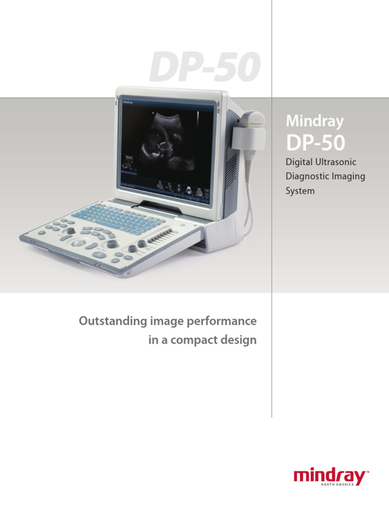 Mindray DP 50 Technical Specifications | PDF | Medical Ultrasound | Medical Imaging