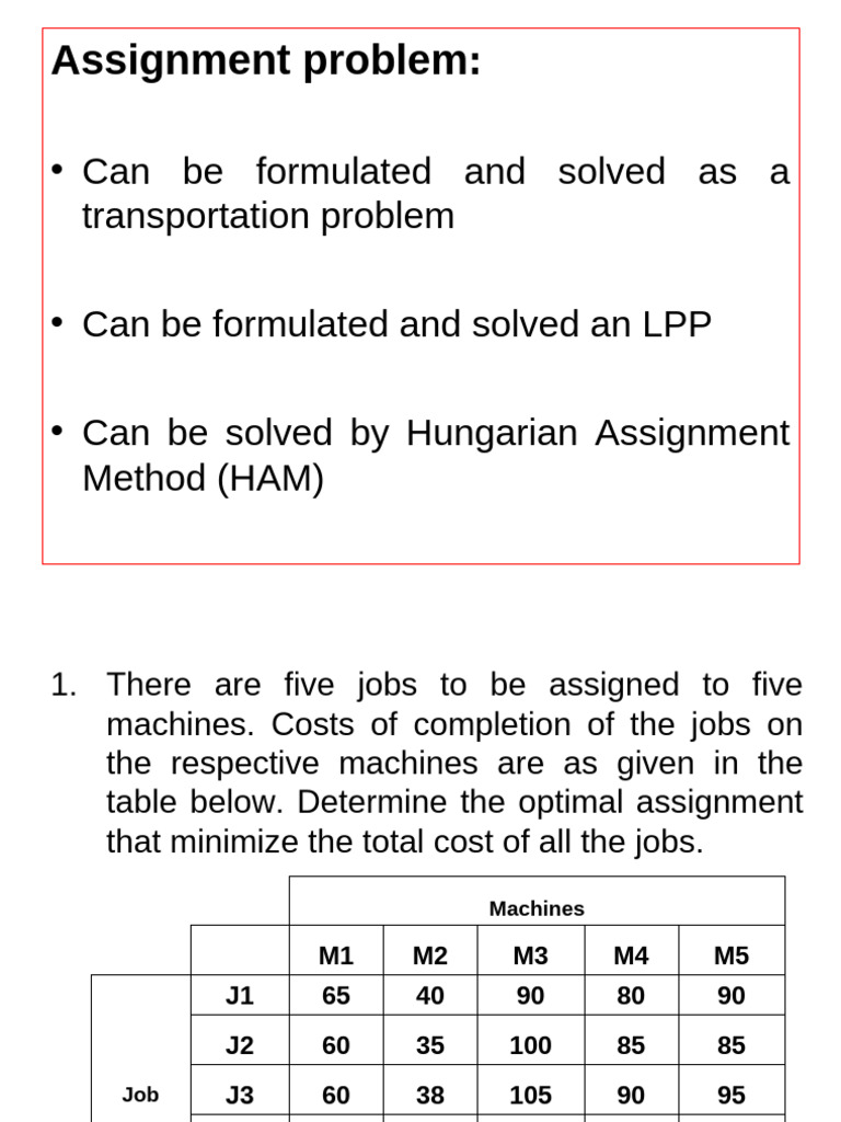 Optimal Job and Product Assignment Strategies | PDF