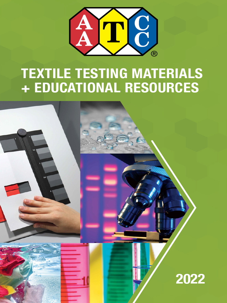 2022 AATCC - Quality Control Catalog | PDF | Textiles