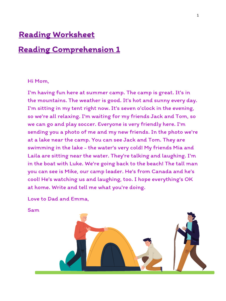 Worksheet Reading ม.1 +เฉลย | PDF | Bob Marley | Reggae