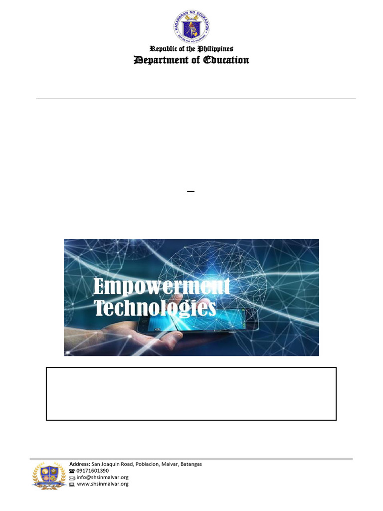 Em Tech Module 2 1 | PDF | Microsoft Excel | Page Layout