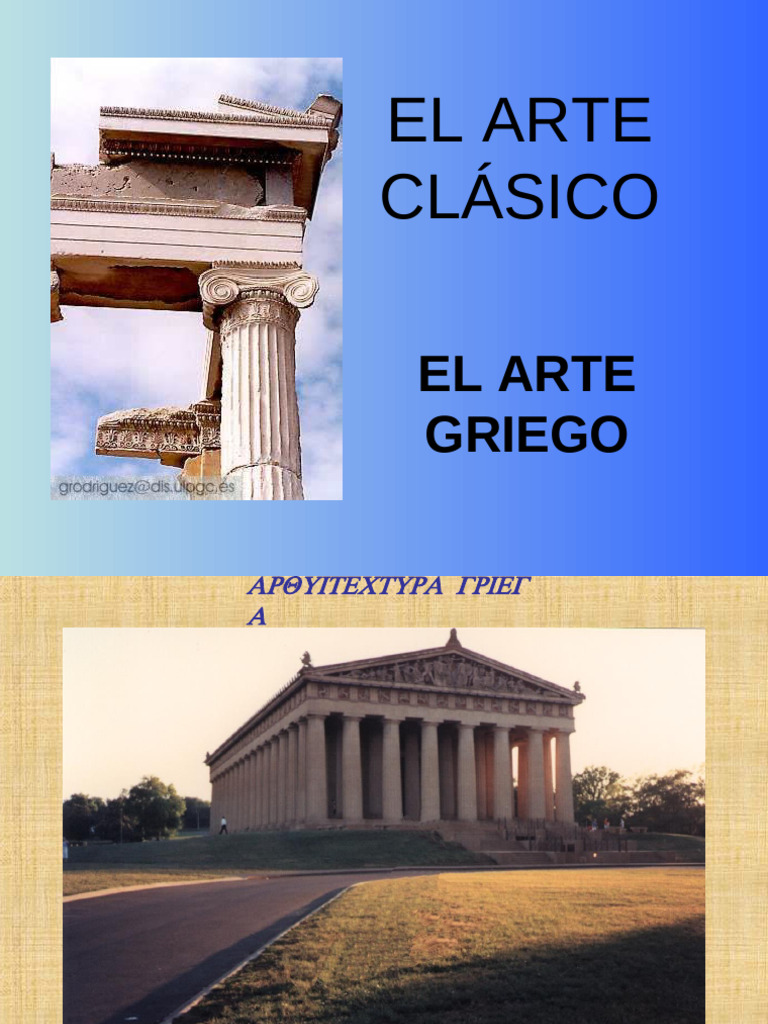 El Arte Griego La Arquitectura | PDF | Fundación (Ingeniería) | Antigua ...