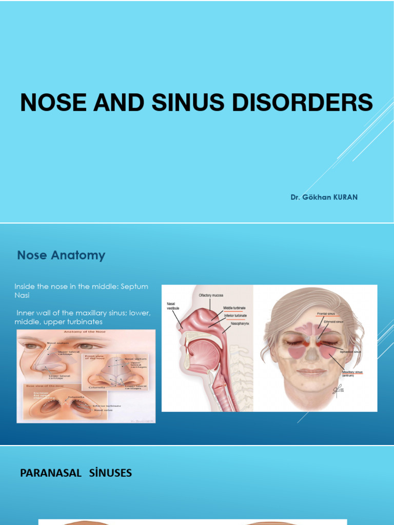 Comprehensive Guide to Nose Disorders | PDF | Human Nose | Causes Of Death