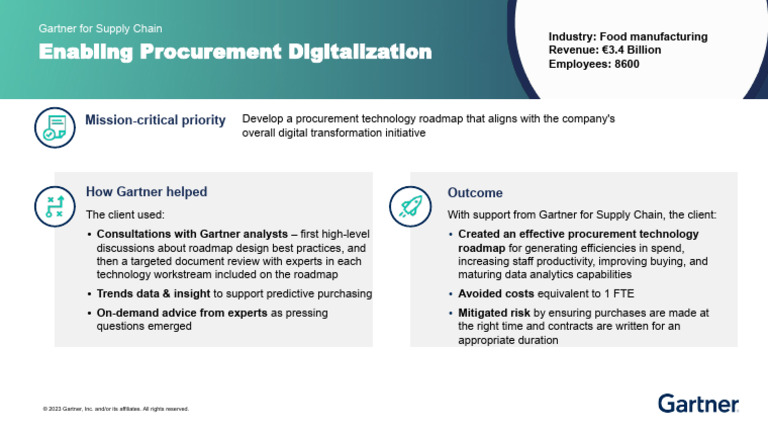 New Cvs Stories Enabling Procurement Digitalization | PDF