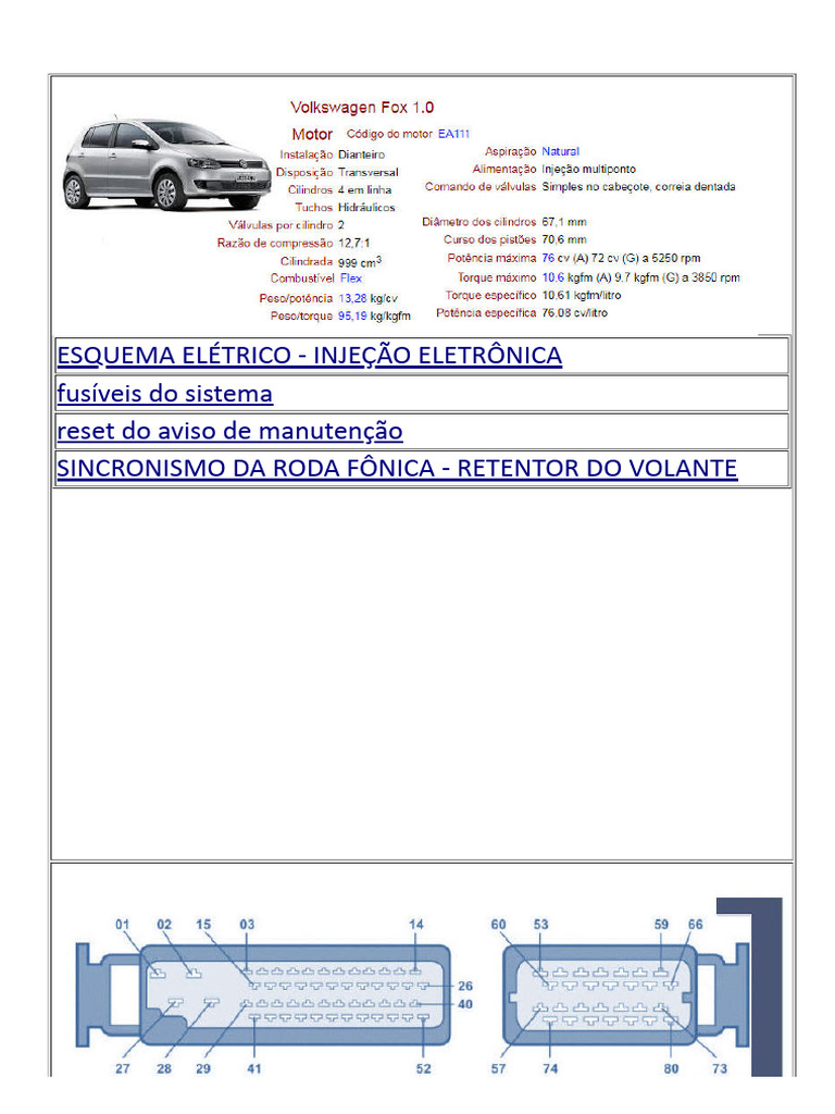 Fox 1.0 Marelli Iaw 4gv (Duas Sondas) | PDF