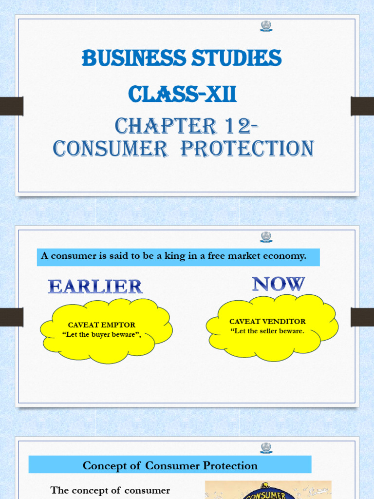 CH12-Consumer Protection | PDF | Business | Economies