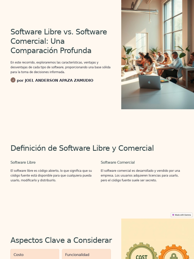 Software Libre Vs Software Comercial Una Comparacion Profunda | PDF | Software libre | Software