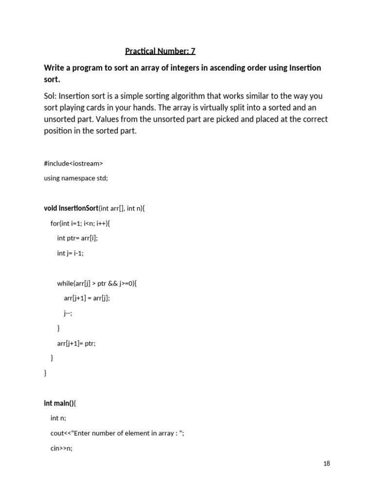 Practical Number 7 | PDF