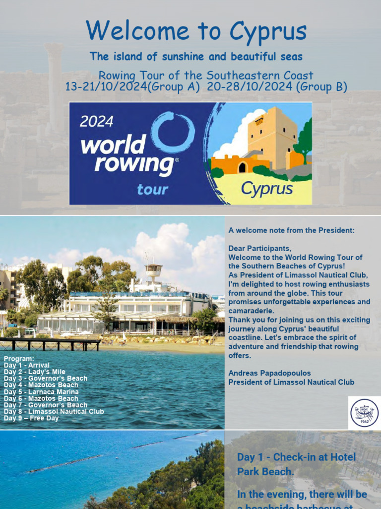 2024WRTCyprusInvitation 20240611154746 | PDF | Cyprus | Beach