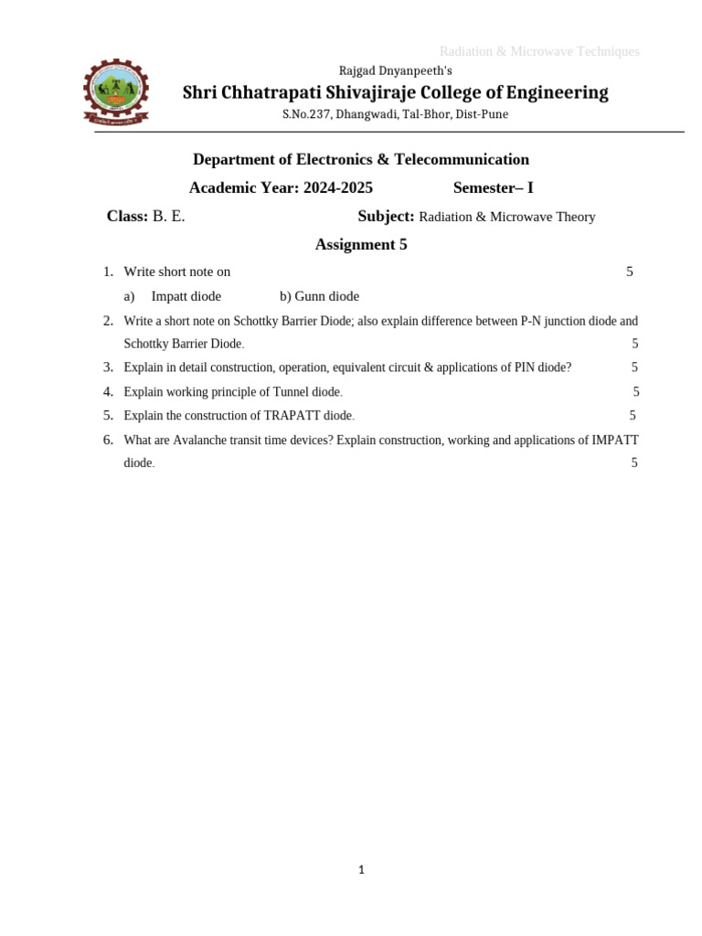 RMT Assignment 5 | PDF