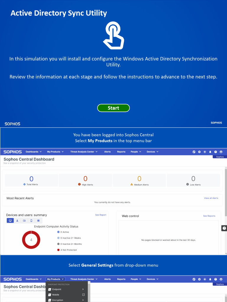 EP1020 5.0v1 Simulation - ADSync | PDF | Active Directory | Microsoft ...