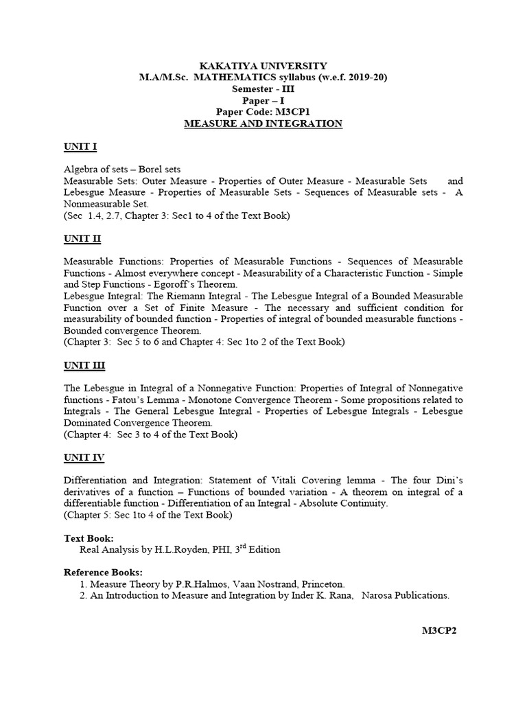 526 M.AM - SC (MATHEMATICS) Semister 3 | PDF | Stress (Mechanics) | Functional Analysis