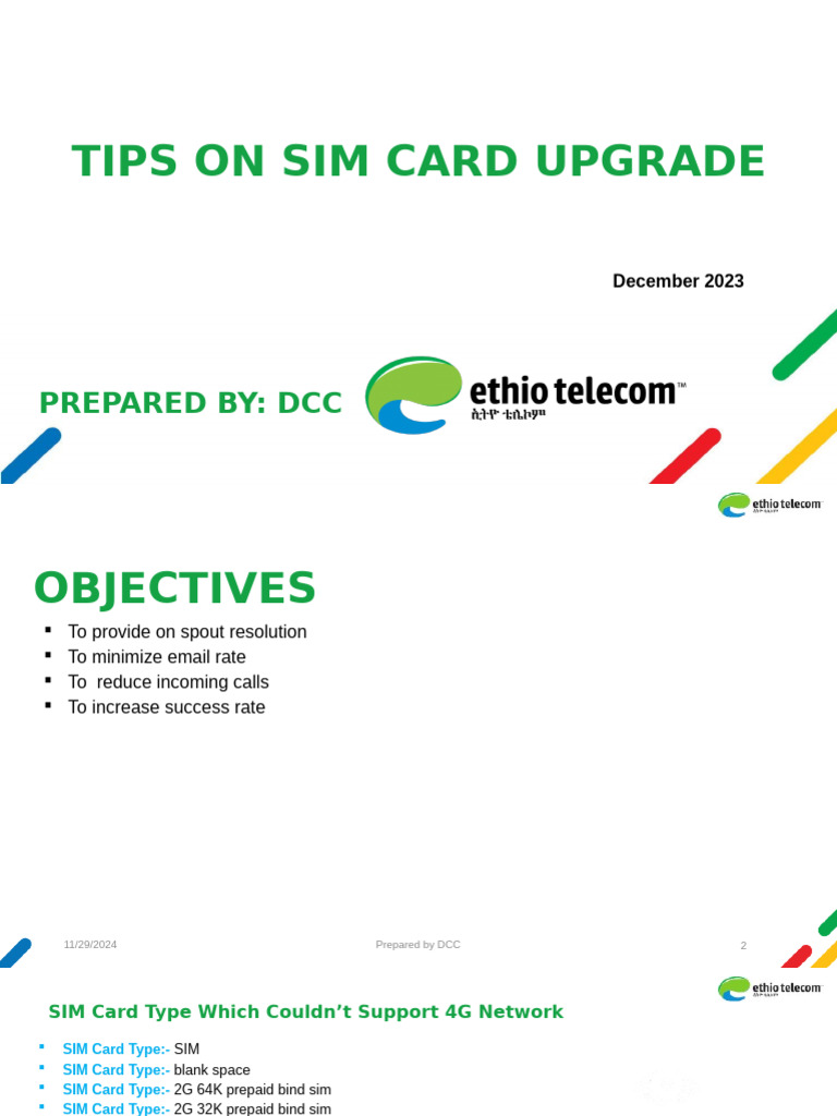 Tips On Sim Card Upgrade | PDF