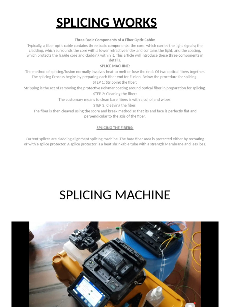 Splicing Works | PDF