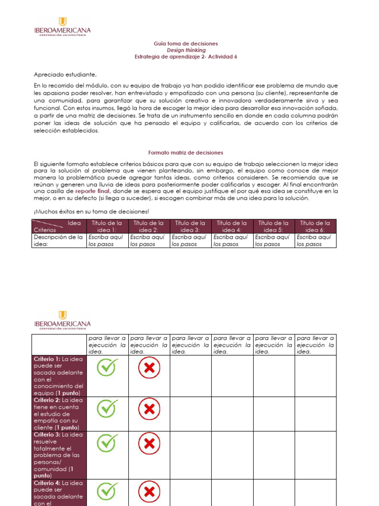 Matriz-Decisiones - PDF 12345666 | PDF | Toma de decisiones | Cognición