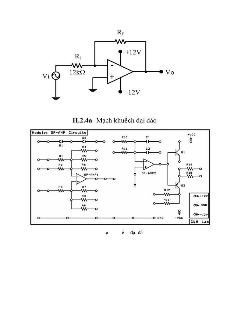 Prelab1 Opamp HK241 | PDF