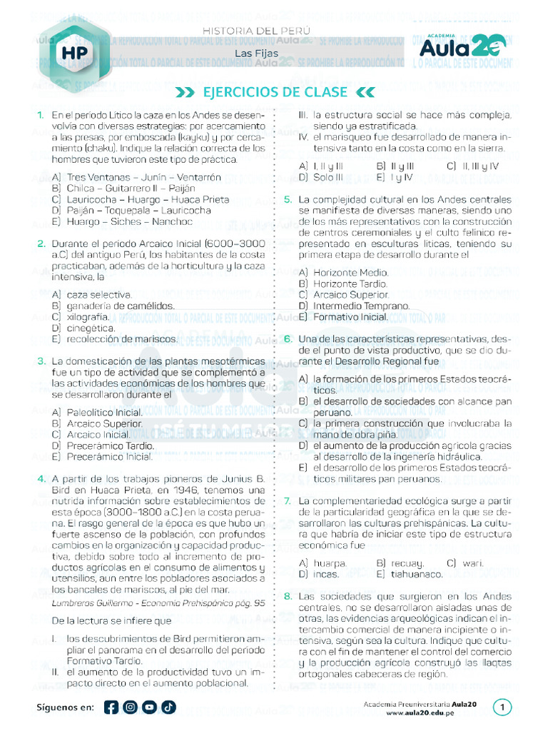 Las Fijas - HP | PDF