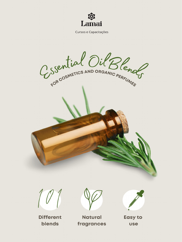 101 Blends For Cosmetics | PDF | Essential Oil | Aromatherapy