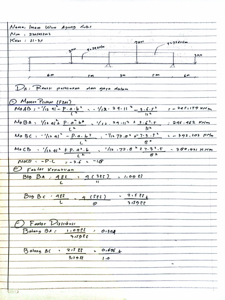 Imam Wira Agung Lubis - Ujian Cross - Mekrek | PDF