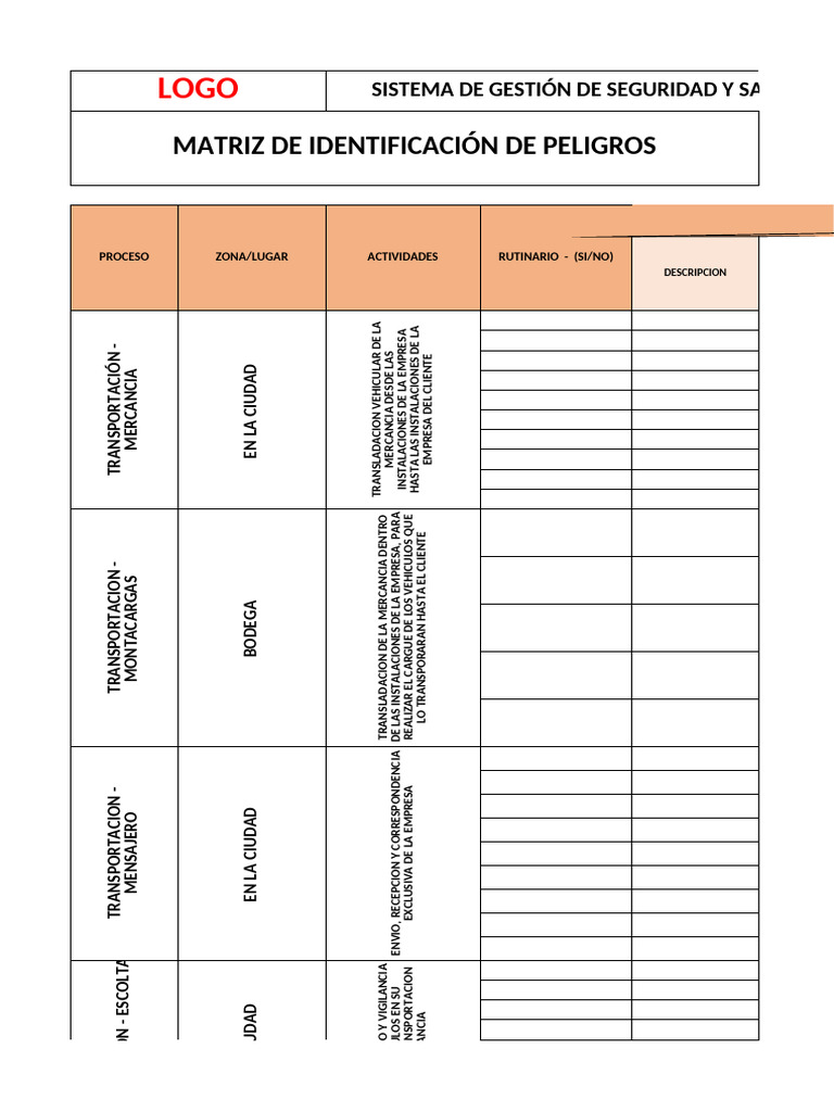 7 _ MATRIZ DE IDENTIFICACIÓN DE PELIGROS | PDF