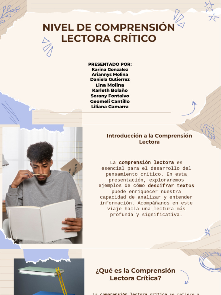 Nivel de Comprension de Lectura Critica | PDF | Comprensión lectora ...