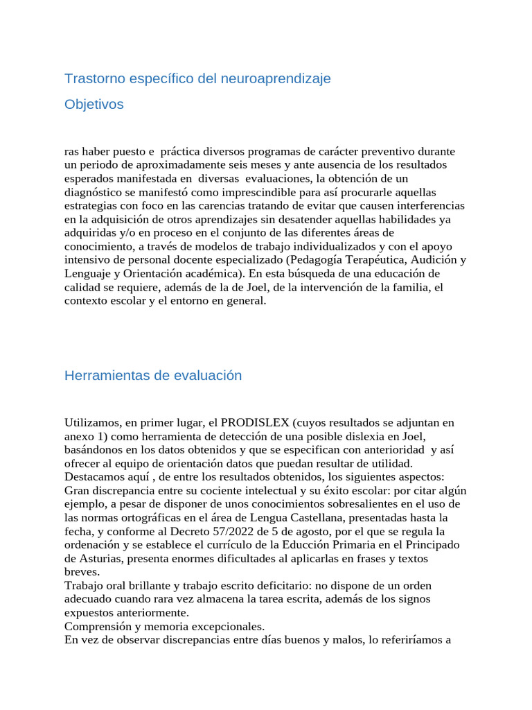 Exported Text | PDF | Dislexia | Cognición