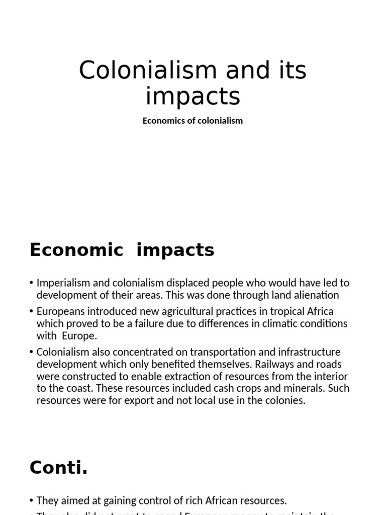His 212 Presentation 4 | PDF | Colonialism | Africa