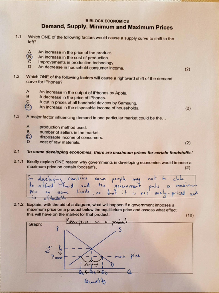 Economics Min Max | PDF