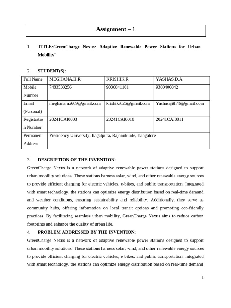 Design Thinking Assignment 1 | PDF | Wind Power | Renewable Energy