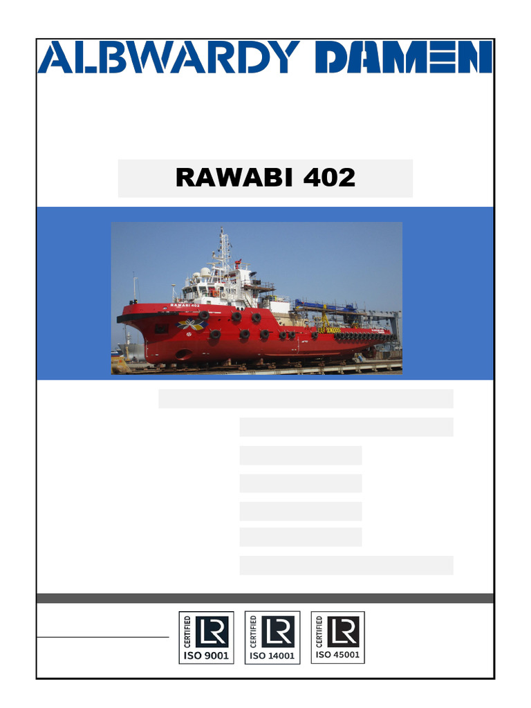 Rawabi 402 - 25697 - QC Dossier | PDF | Ships | Water Transport
