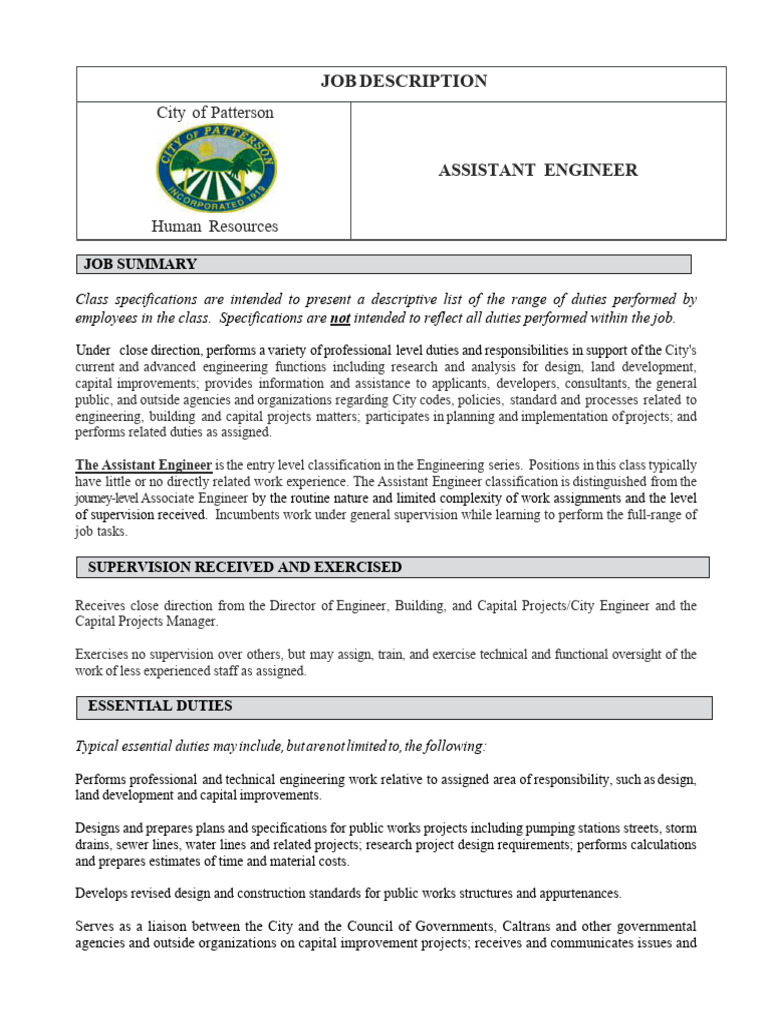 3-Assistant Engineer - 202302021417229075 | PDF | Engineering ...