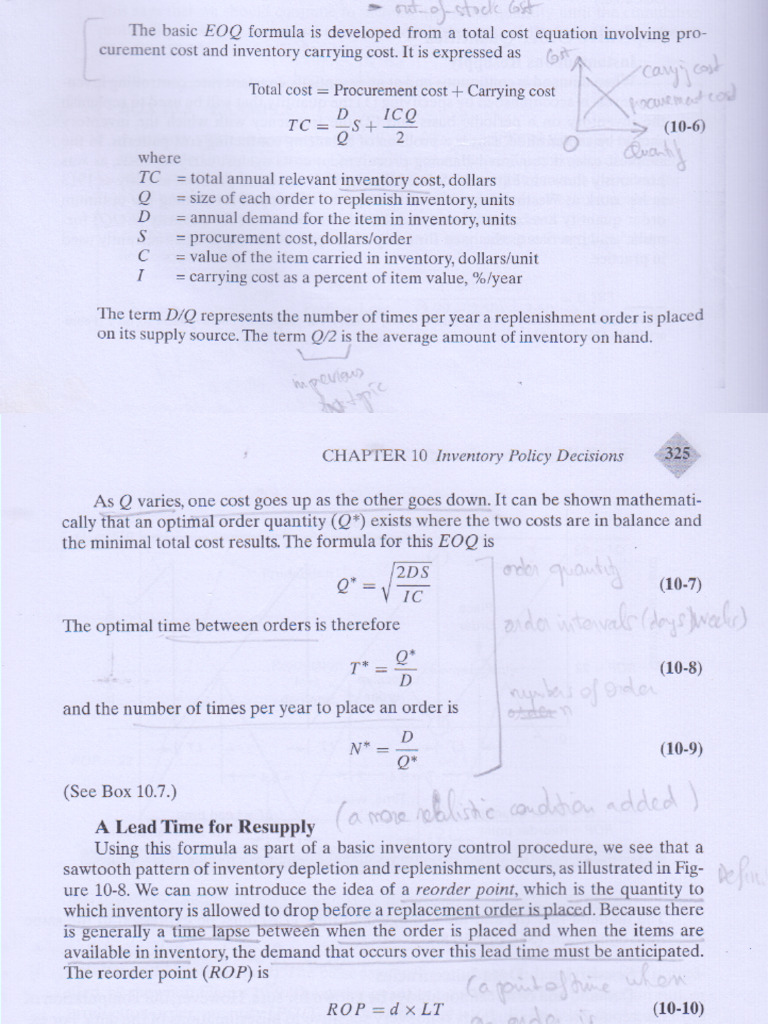 Ex3 Determining EOQ | PDF