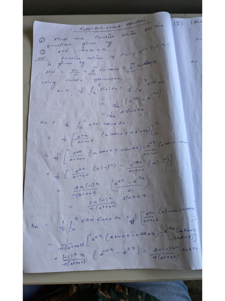 Ma 201 Tutorial Sol | PDF