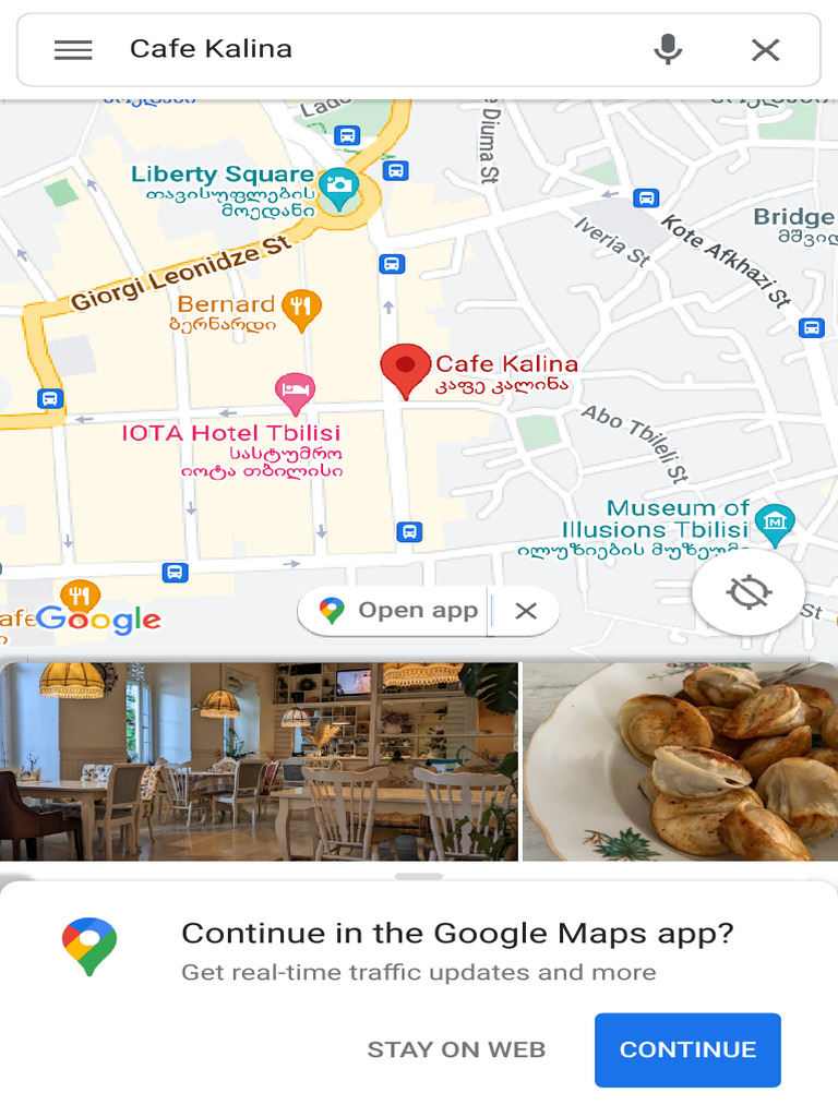 Cafe Kalina - Google Maps | PDF